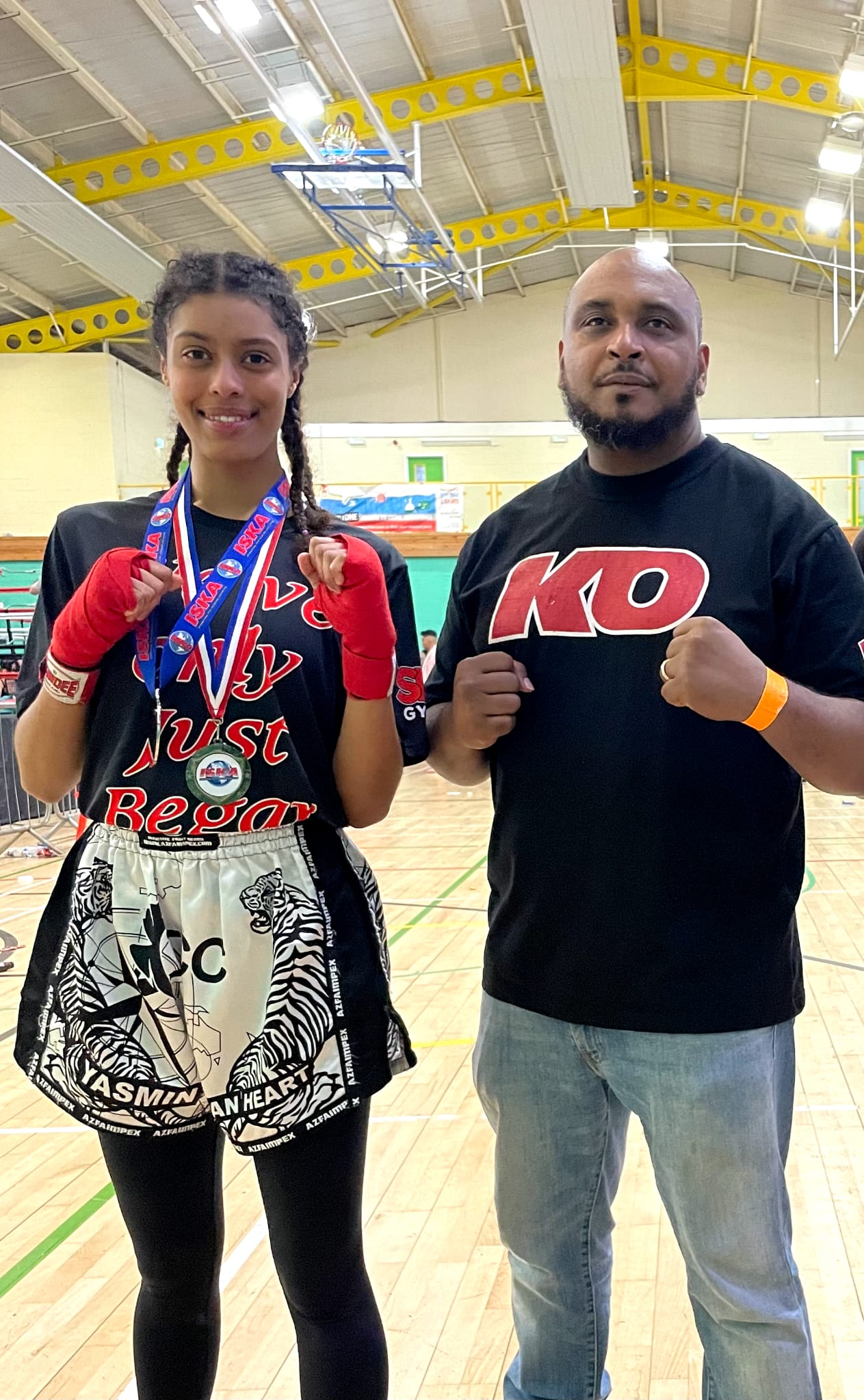 Yasmin Wins Double Silver at ISKA Championships - SN Combat Academy