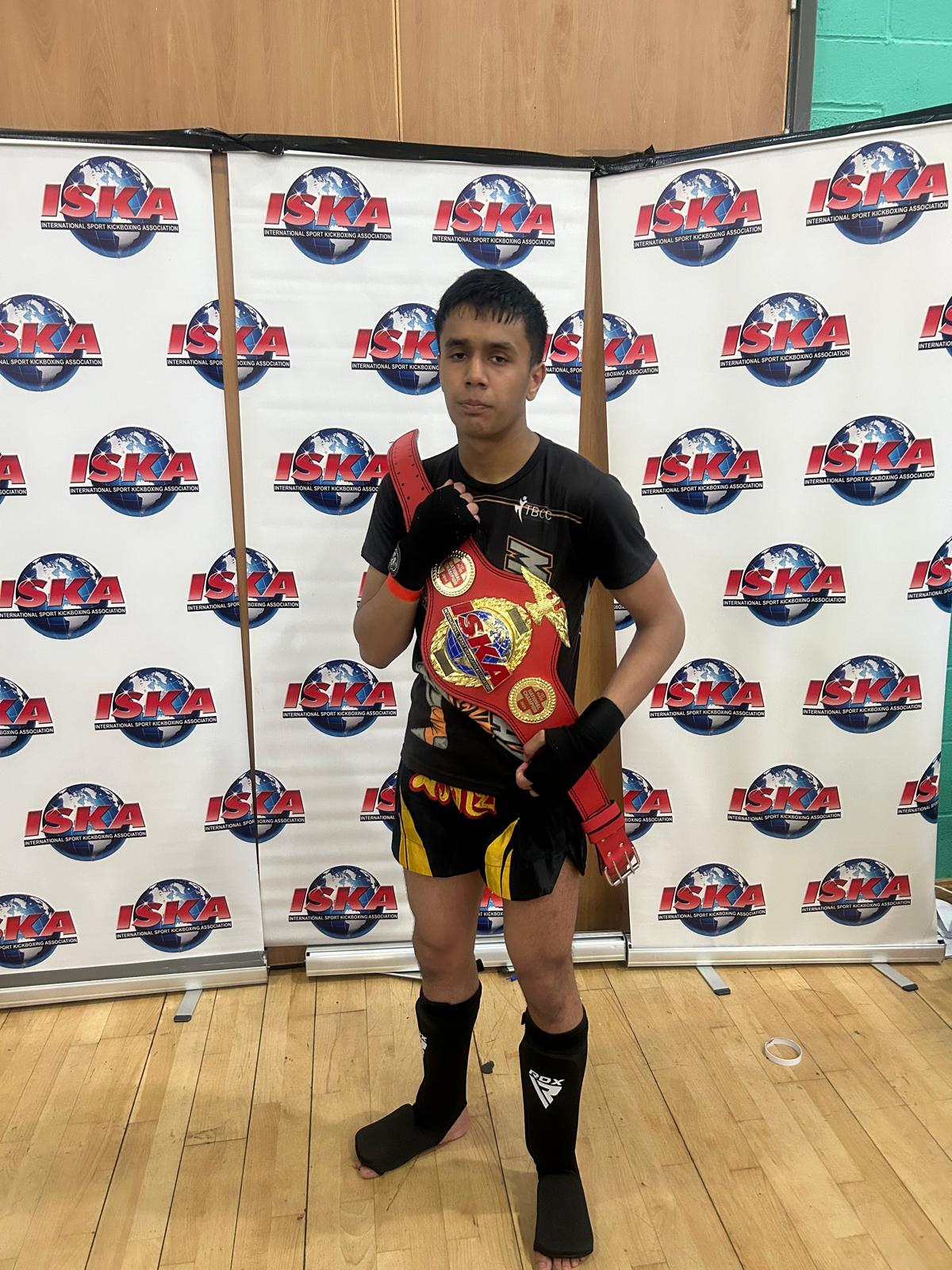 Khan Shines with Double K-1 Golds at ISKA Championships - SN Combat Academy