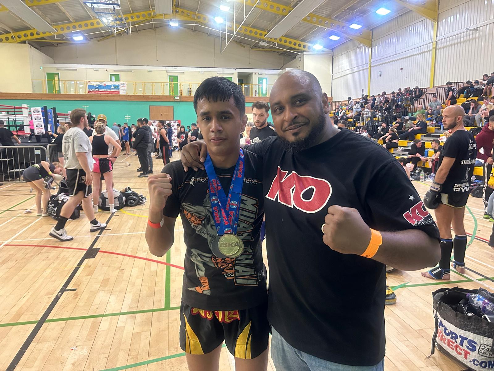 Khan Shines with Double K-1 Golds at ISKA Championships - SN Combat Academy