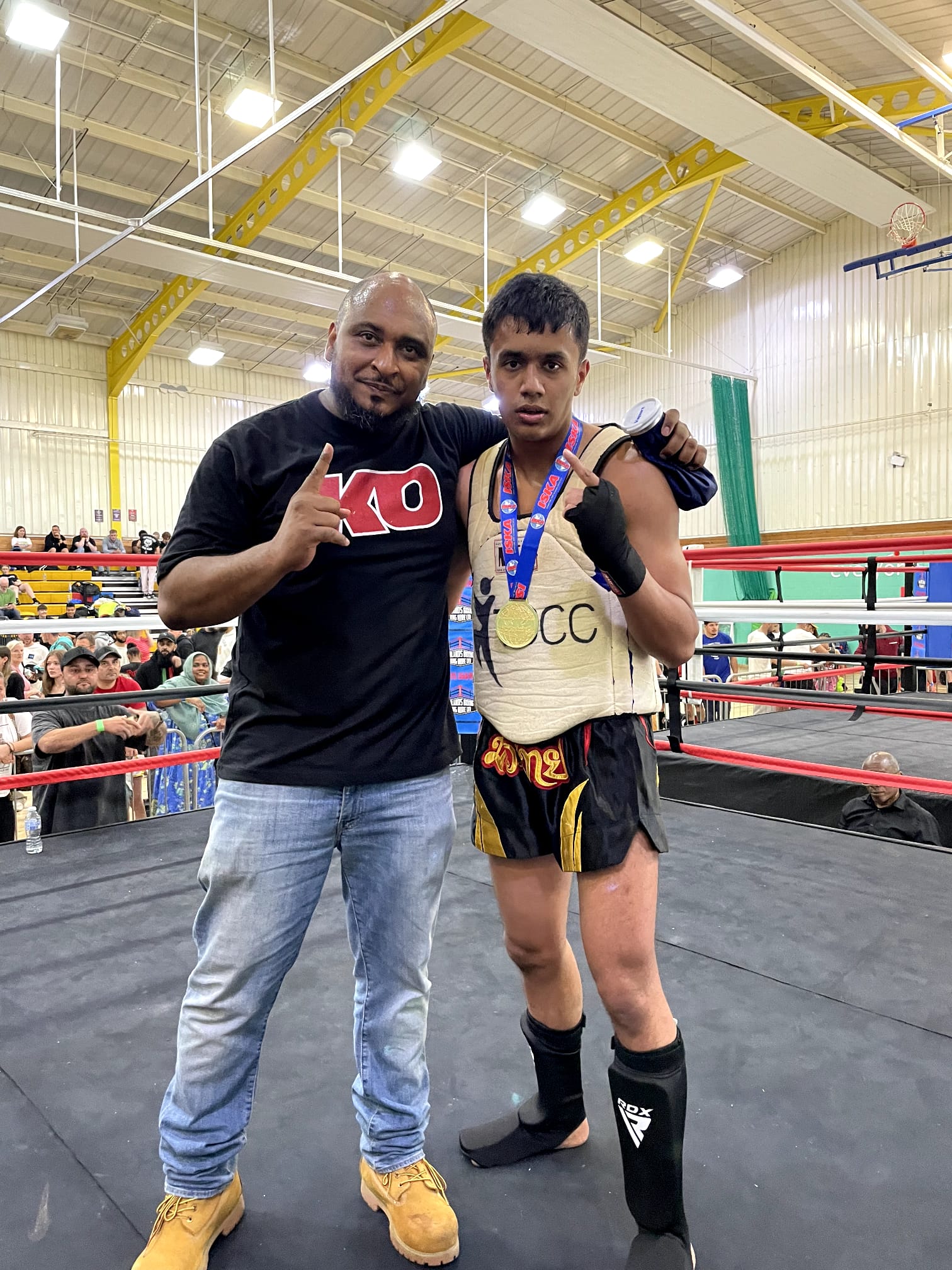 Khan Shines with Double K-1 Golds at ISKA Championships - SN Combat Academy